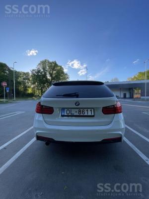 White BMW 320 2014 in Riga, with an engine capacity of 2.00 L and mileage of 276 thousand km for 10900 €, photo 8 on AUTOMOTO.COM.LV