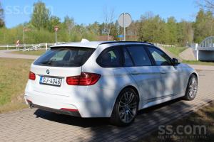 White BMW 320 2014 in Jelgava, with an engine capacity of 2.00 L and mileage of 184 thousand km for 9850 €, photo 5 on AUTOMOTO.COM.LV