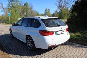 White BMW 320 2014 in Jelgava, with an engine capacity of 2.00 L and mileage of 184 thousand km for 9850 €, photo 7 on AUTOMOTO.COM.LV