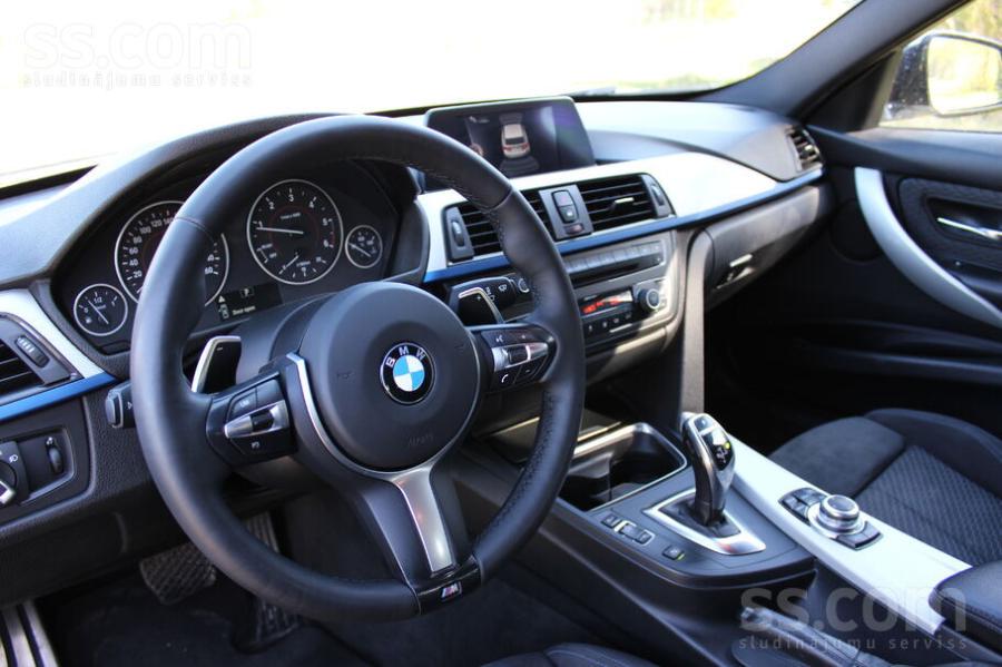 White BMW 320 2014 in Jelgava, with an engine capacity of 2.00 L and mileage of 184 thousand km for 9850 €, photo 8 on AUTOMOTO.COM.LV