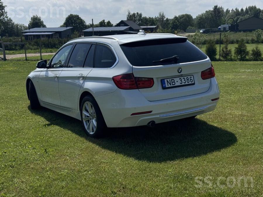White BMW 320 2014 in Bauska, with an engine capacity of 2.00 L and mileage of 288 thousand km for 10490 €, photo 5 on AUTOMOTO.COM.LV