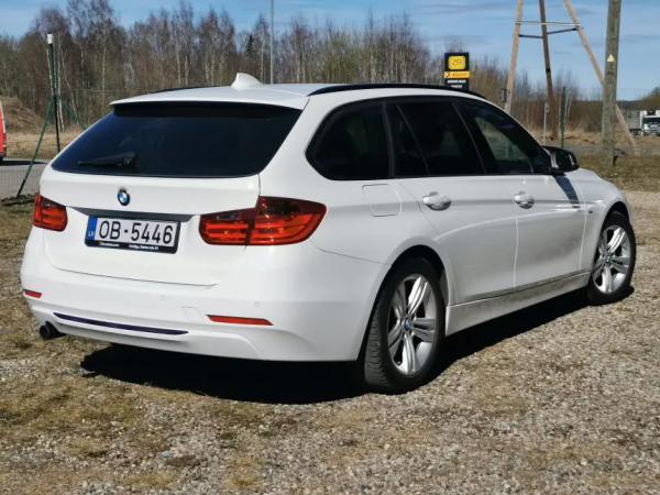 White BMW 320 2014 in Kuldiga, with an engine capacity of 2.00 L and mileage of 288 thousand km for 8700 €, photo 2 on AUTOMOTO.COM.LV