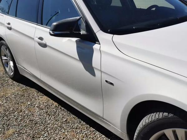 White BMW 320 2014 in Kuldiga, with an engine capacity of 2.00 L and mileage of 288 thousand km for 8700 €, photo 5 on AUTOMOTO.COM.LV