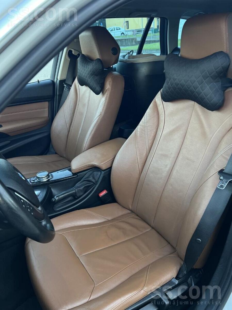White BMW 320 2014 in Cesis, with an engine capacity of 2.00 L and mileage of 0 thousand km for 8850 €, photo 22 on AUTOMOTO.COM.LV