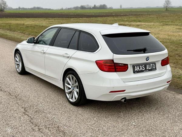White BMW 320 2015 in Vilkaviskis, with an engine capacity of 2.00 L and mileage of 301 thousand km for 8200 €, photo 4 on AUTOMOTO.COM.LV