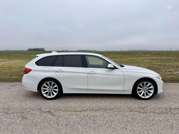 White BMW 320 2015 in Vilkaviskis, with an engine capacity of 2.00 L and mileage of 301 thousand km for 8200 €, photo 6 on AUTOMOTO.COM.LV