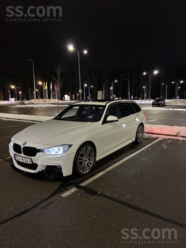 White BMW 320 2015 in Riga, with an engine capacity of 2.00 L and mileage of 208 thousand km for 14200 €, photo 1 on AUTOMOTO.COM.LV