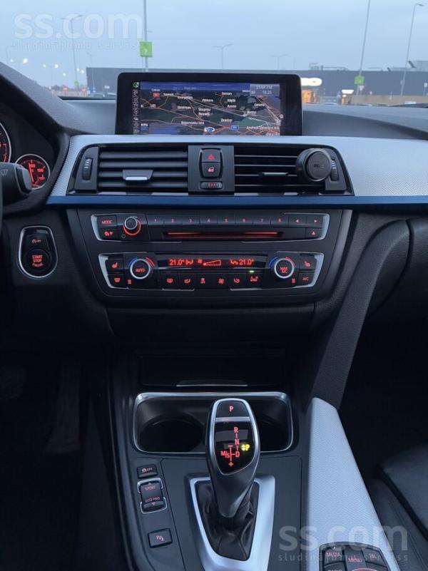 White BMW 320 2015 in Riga, with an engine capacity of 2.00 L and mileage of 209 thousand km for 14100 €, photo 9 on AUTOMOTO.COM.LV