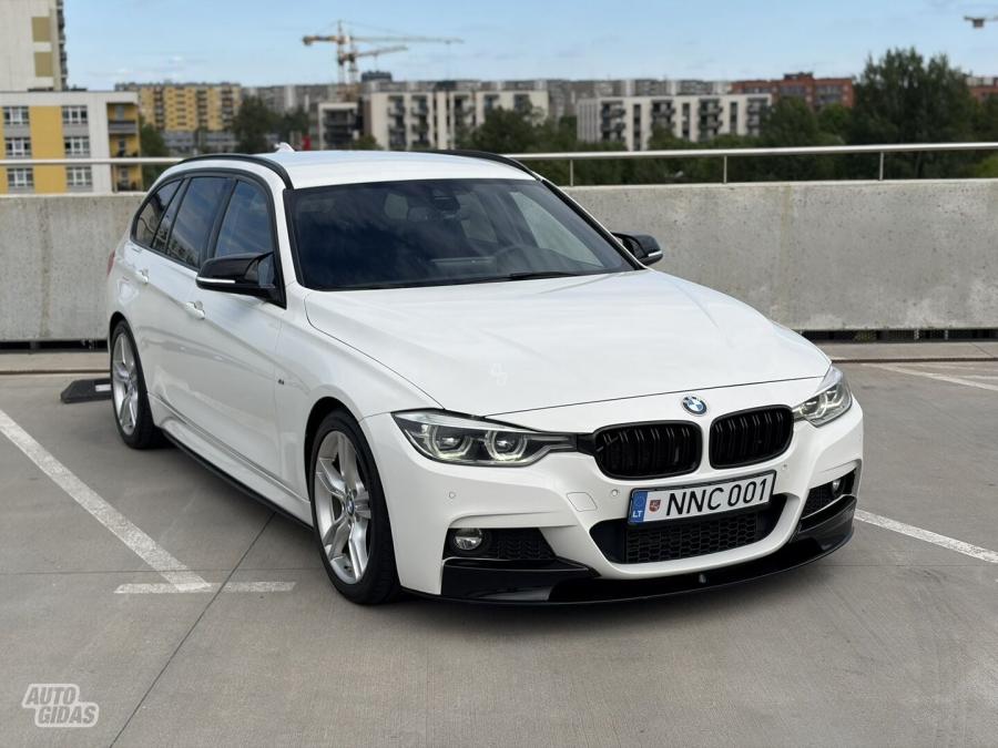White BMW 320 2015 in Vilnius, with an engine capacity of 2.00 L and mileage of 355 thousand km for 10950 €, photo 4 on AUTOMOTO.COM.LV