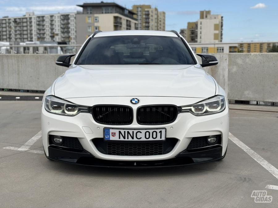 White BMW 320 2015 in Vilnius, with an engine capacity of 2.00 L and mileage of 355 thousand km for 10950 €, photo 5 on AUTOMOTO.COM.LV