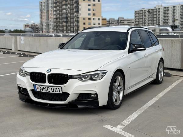 White BMW 320 2015 in Vilnius, with an engine capacity of 2.00 L and mileage of 355 thousand km for 10950 €, photo 5 on AUTOMOTO.COM.LV