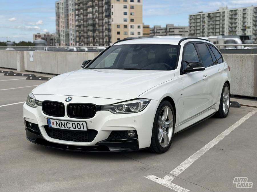 White BMW 320 2015 in Vilnius, with an engine capacity of 2.00 L and mileage of 355 thousand km for 10950 €, photo 6 on AUTOMOTO.COM.LV