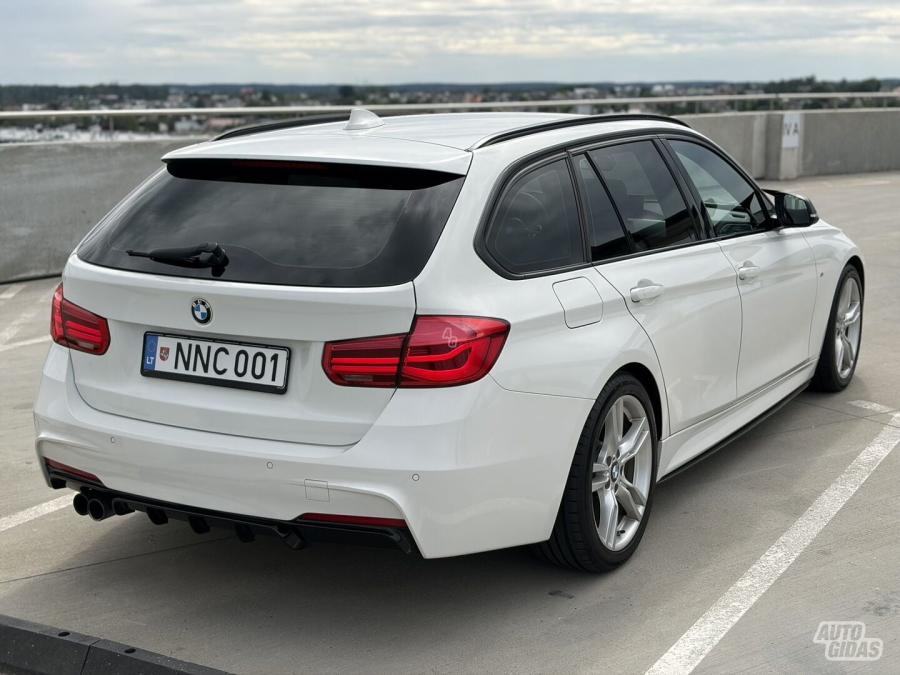 White BMW 320 2015 in Vilnius, with an engine capacity of 2.00 L and mileage of 355 thousand km for 10950 €, photo 8 on AUTOMOTO.COM.LV