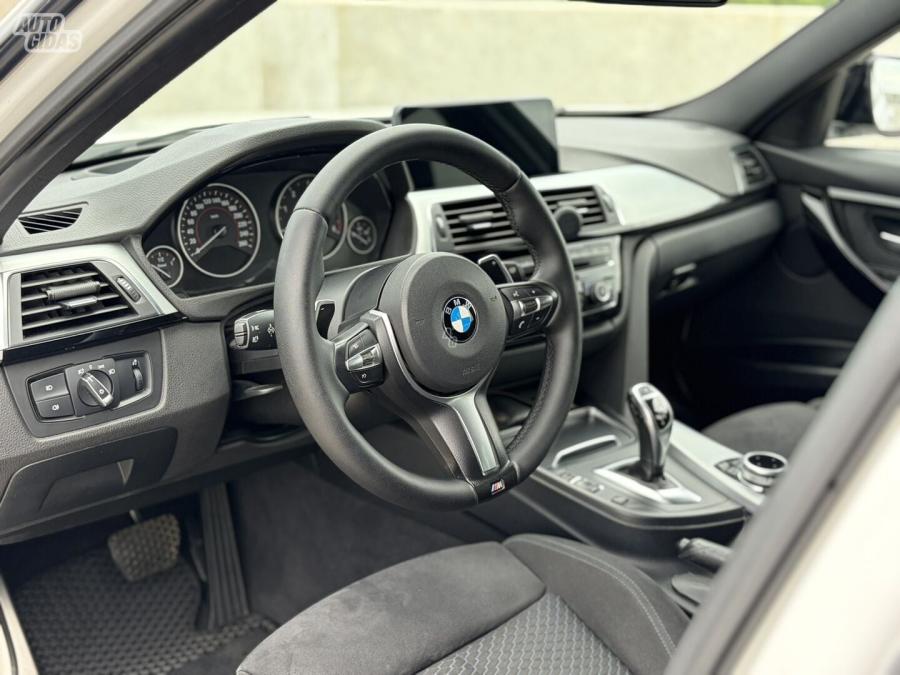 White BMW 320 2015 in Vilnius, with an engine capacity of 2.00 L and mileage of 355 thousand km for 10950 €, photo 27 on AUTOMOTO.COM.LV