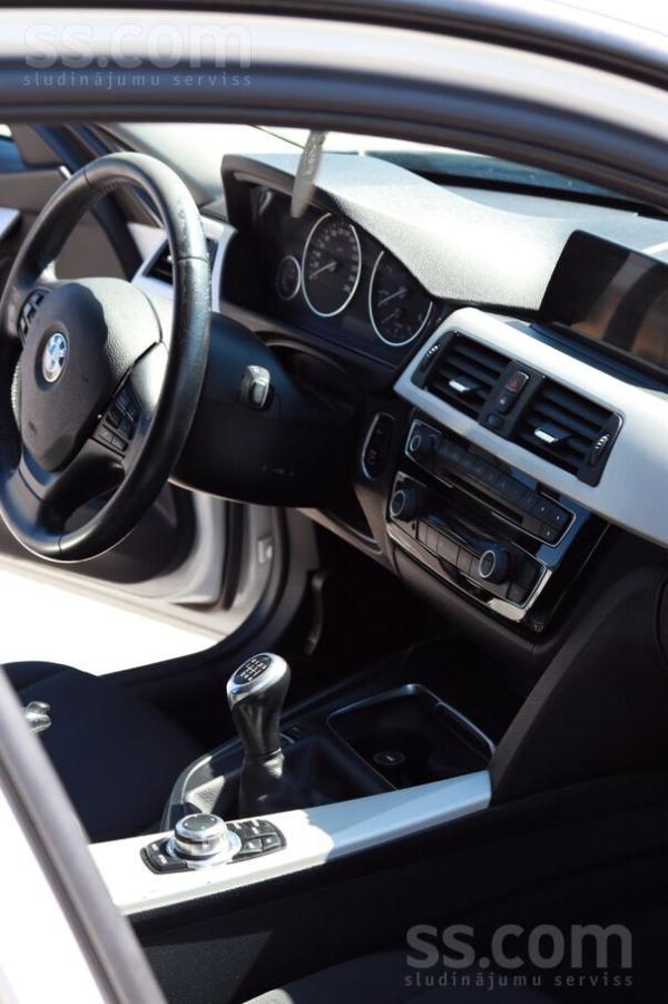White BMW 320 2015 in Jelgava, with an engine capacity of 2.00 L and mileage of 400 thousand km for 7900 €, photo 8 on AUTOMOTO.COM.LV