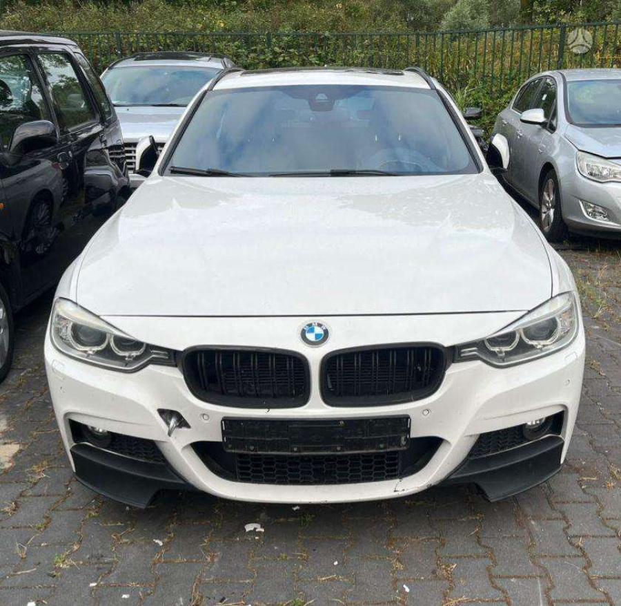 White BMW 320 2015 in Vilnius, with an engine capacity of 2.00 L and mileage of 315 thousand km for 6300 €, photo 1 on AUTOMOTO.COM.LV