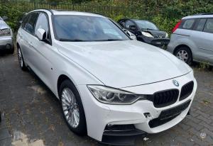 White BMW 320 2015 in Vilnius, with an engine capacity of 2.00 L and mileage of 315 thousand km for 6300 €, photo 4 on AUTOMOTO.COM.LV