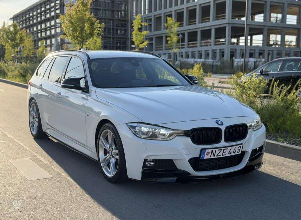 White BMW 320 2015 in Vilnius, with an engine capacity of 2.00 L and mileage of 300 thousand km for 10499 €, photo 1 on AUTOMOTO.COM.LV