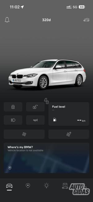 Белый БМВ 320 2015 в Клайпеда, объемом двигателя 2.00 л и пробегом 277 тыс. км за 8500 €, фото 12 на AUTOMOTO.COM.LV