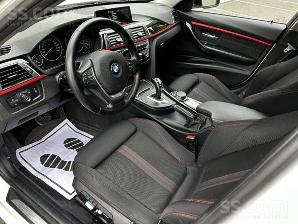 White BMW 320 2015 in Riga, with an engine capacity of 2.00 L and mileage of 232 thousand km for 8990 €, photo 7 on AUTOMOTO.COM.LV