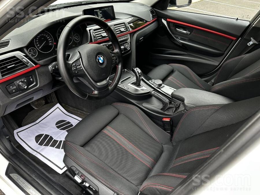 White BMW 320 2015 in Riga, with an engine capacity of 2.00 L and mileage of 232 thousand km for 8990 €, photo 7 on AUTOMOTO.COM.LV