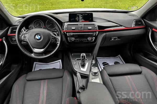 White BMW 320 2015 in Riga, with an engine capacity of 2.00 L and mileage of 232 thousand km for 8990 €, photo 8 on AUTOMOTO.COM.LV