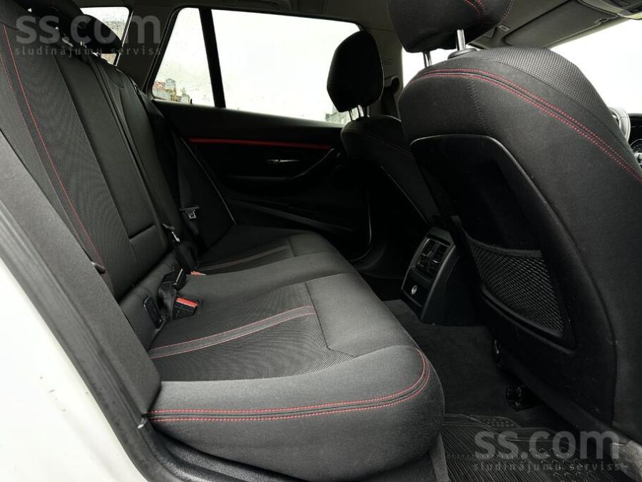 White BMW 320 2015 in Riga, with an engine capacity of 2.00 L and mileage of 232 thousand km for 8990 €, photo 10 on AUTOMOTO.COM.LV