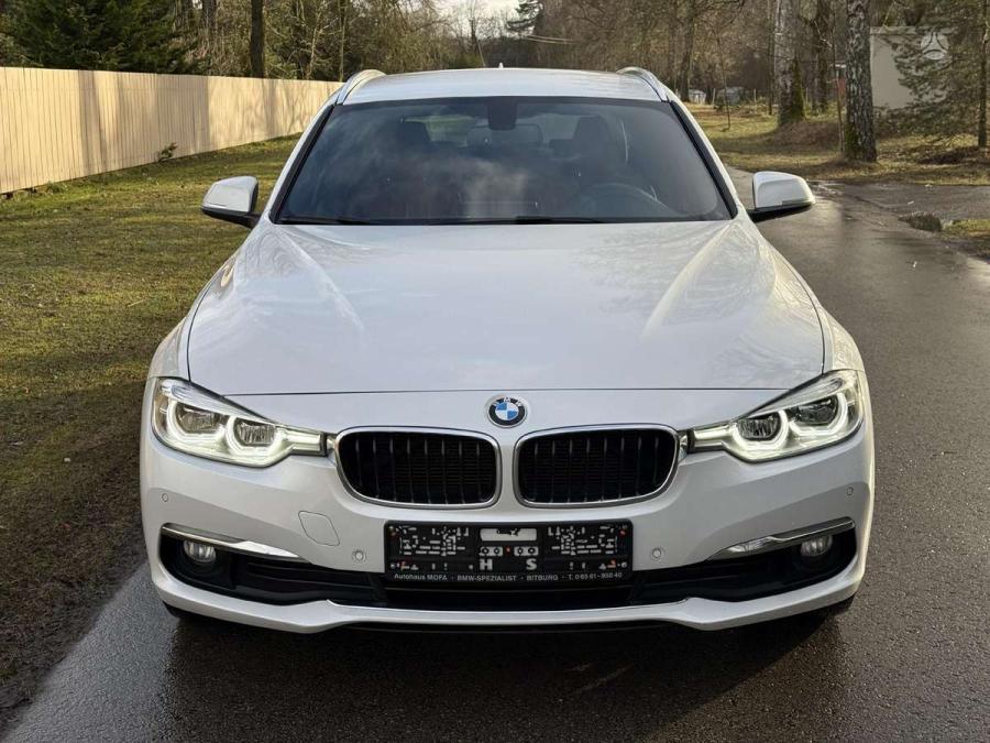 White BMW 320 2016 in Prienai, with an engine capacity of 2.00 L and mileage of 160 thousand km for 12950 €, photo 3 on AUTOMOTO.COM.LV