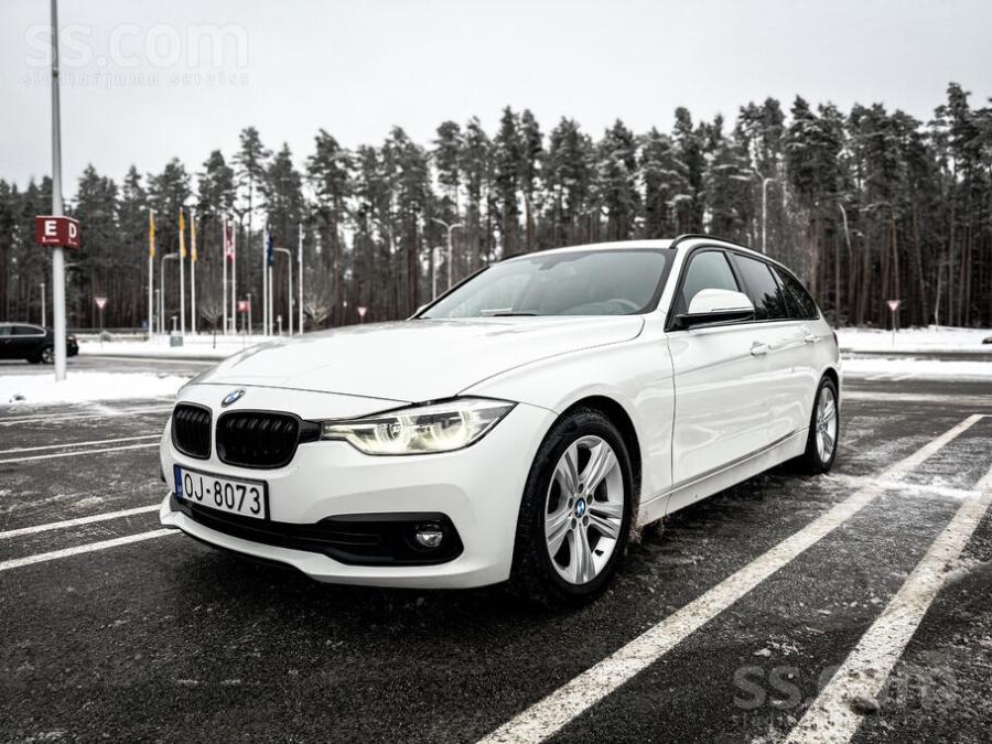 White BMW 320 2016 in Riga, with an engine capacity of 2.00 L and mileage of 272 thousand km for 11550 €, photo 6 on AUTOMOTO.COM.LV