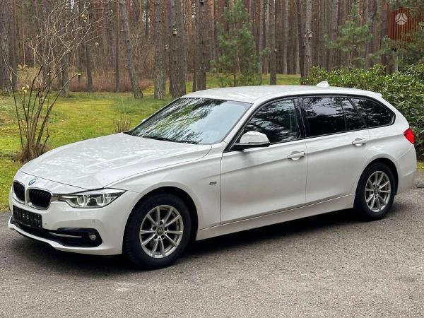 White BMW 320 2016 in Vilnius, with an engine capacity of 2.00 L and mileage of 295 thousand km for 9190 €, photo 2 on AUTOMOTO.COM.LV