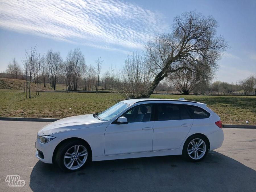 White BMW 320 2016 in Panevezys, with an engine capacity of 2.00 L and mileage of 313 thousand km for 10500 €, photo 4 on AUTOMOTO.COM.LV
