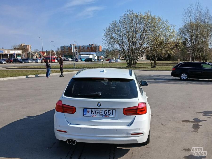 White BMW 320 2016 in Panevezys, with an engine capacity of 2.00 L and mileage of 313 thousand km for 10500 €, photo 6 on AUTOMOTO.COM.LV