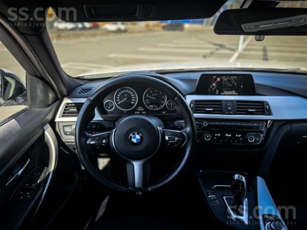 White BMW 320 2016 in Riga, with an engine capacity of 2.00 L and mileage of 272 thousand km for 10950 €, photo 8 on AUTOMOTO.COM.LV