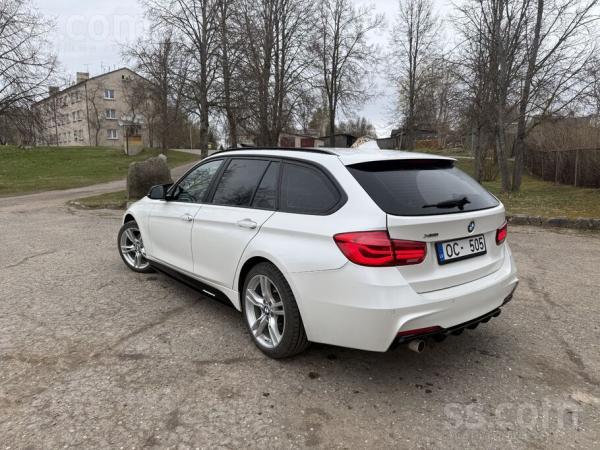White BMW 320 2016 in Rezekne, with an engine capacity of 2.00 L and mileage of 385 thousand km for 11500 €, photo 4 on AUTOMOTO.COM.LV