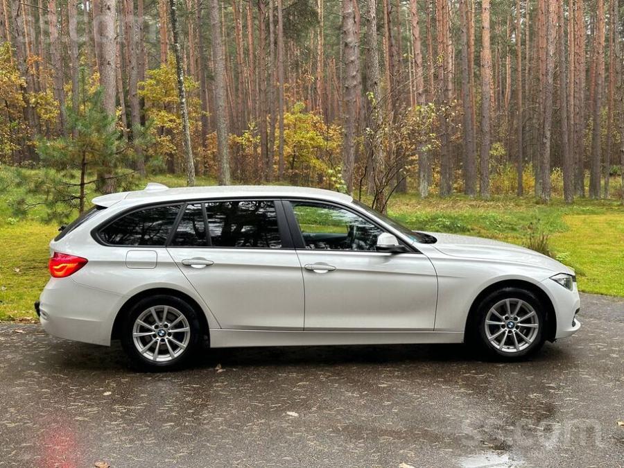 White BMW 320 2016 in Vilnius, with an engine capacity of 2.00 L and mileage of 268 thousand km for 9690 €, photo 3 on AUTOMOTO.COM.LV
