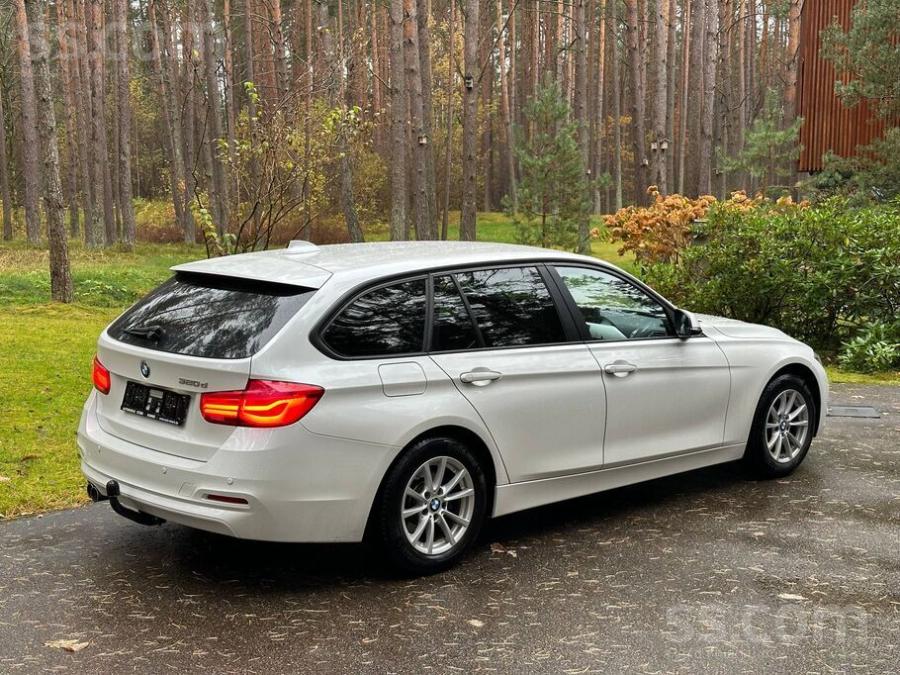 White BMW 320 2016 in Vilnius, with an engine capacity of 2.00 L and mileage of 268 thousand km for 9690 €, photo 4 on AUTOMOTO.COM.LV