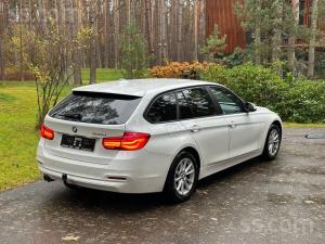 White BMW 320 2016 in Vilnius, with an engine capacity of 2.00 L and mileage of 268 thousand km for 9690 €, photo 5 on AUTOMOTO.COM.LV