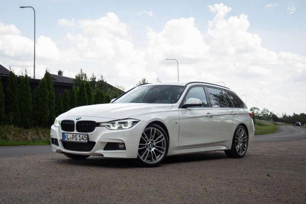 White BMW 320 2016 in Elektrenai, with an engine capacity of 2.00 L and mileage of 293 thousand km for 12350 €, photo 1 on AUTOMOTO.COM.LV