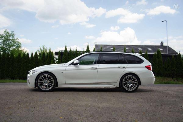 White BMW 320 2016 in Elektrenai, with an engine capacity of 2.00 L and mileage of 293 thousand km for 12350 €, photo 4 on AUTOMOTO.COM.LV