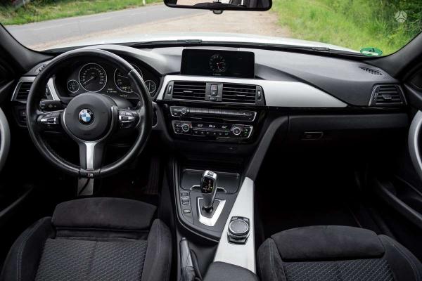 White BMW 320 2016 in Elektrenai, with an engine capacity of 2.00 L and mileage of 293 thousand km for 12350 €, photo 9 on AUTOMOTO.COM.LV