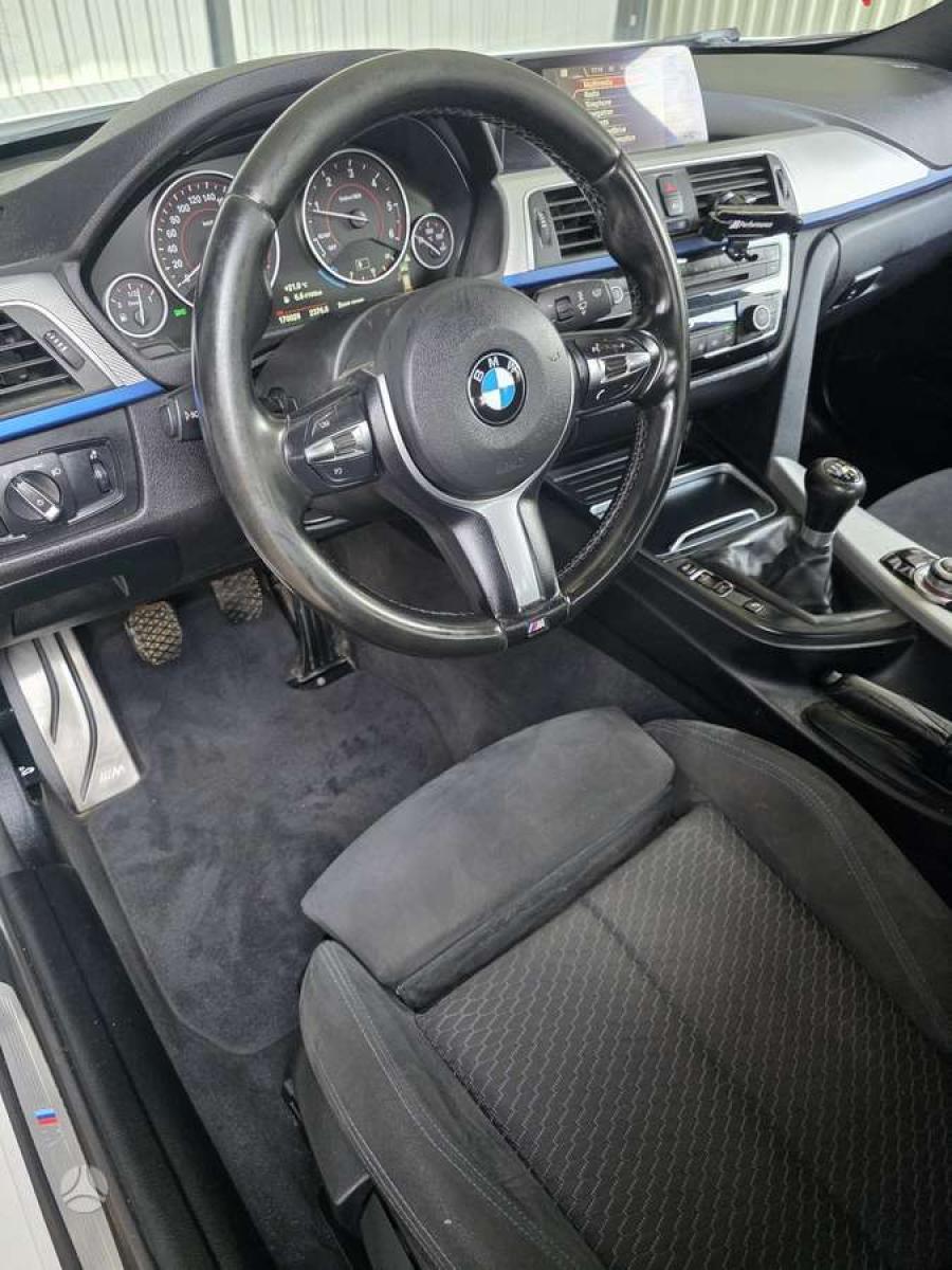White BMW 320 2016 in Vilnius, with an engine capacity of 2.00 L and mileage of 170 thousand km for 11000 €, photo 11 on AUTOMOTO.COM.LV