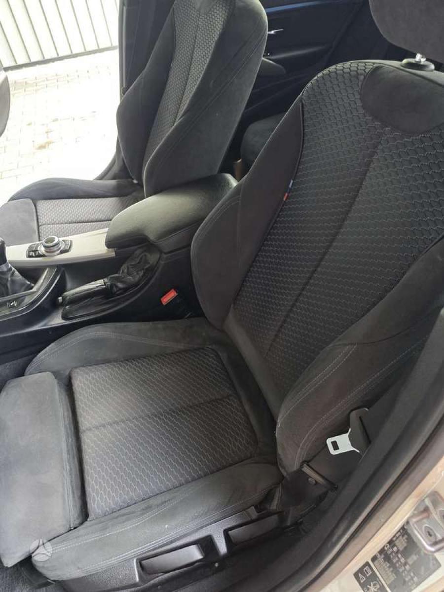 White BMW 320 2016 in Vilnius, with an engine capacity of 2.00 L and mileage of 170 thousand km for 11000 €, photo 19 on AUTOMOTO.COM.LV