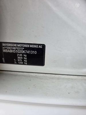 White BMW 320 2016 in Vilnius, with an engine capacity of 2.00 L and mileage of 170 thousand km for 11000 €, photo 20 on AUTOMOTO.COM.LV
