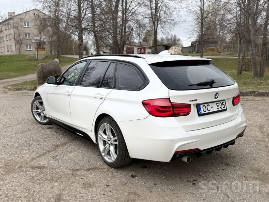 White BMW 320 2016 in Kraslava, with an engine capacity of 2.00 L and mileage of 360 thousand km for 10950 €, photo 7 on AUTOMOTO.COM.LV