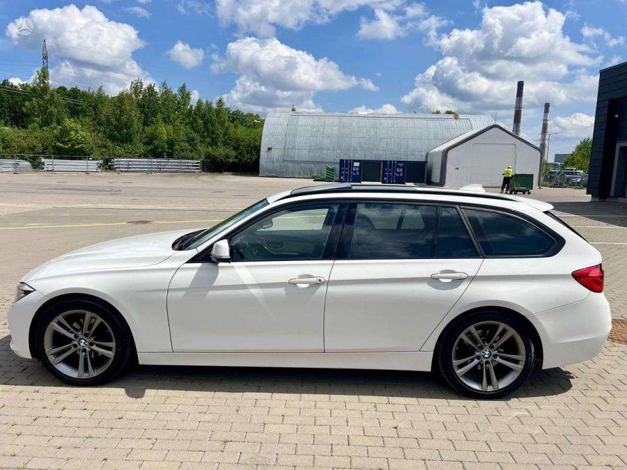 White BMW 320 2016 in Kaunas, with an engine capacity of 2.00 L and mileage of 267 thousand km for 11490 €, photo 8 on AUTOMOTO.COM.LV