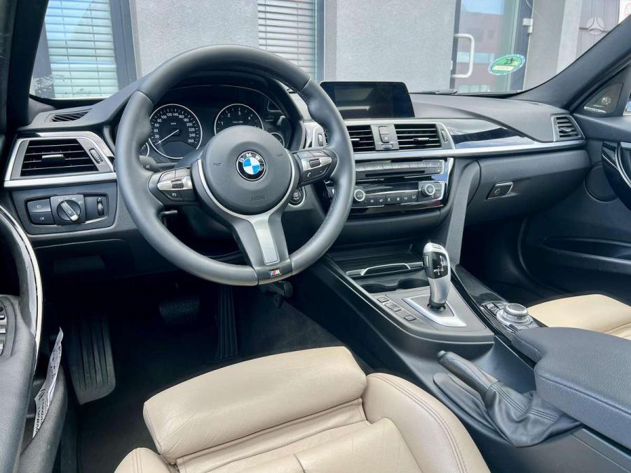 White BMW 320 2016 in Kaunas, with an engine capacity of 2.00 L and mileage of 267 thousand km for 11490 €, photo 15 on AUTOMOTO.COM.LV