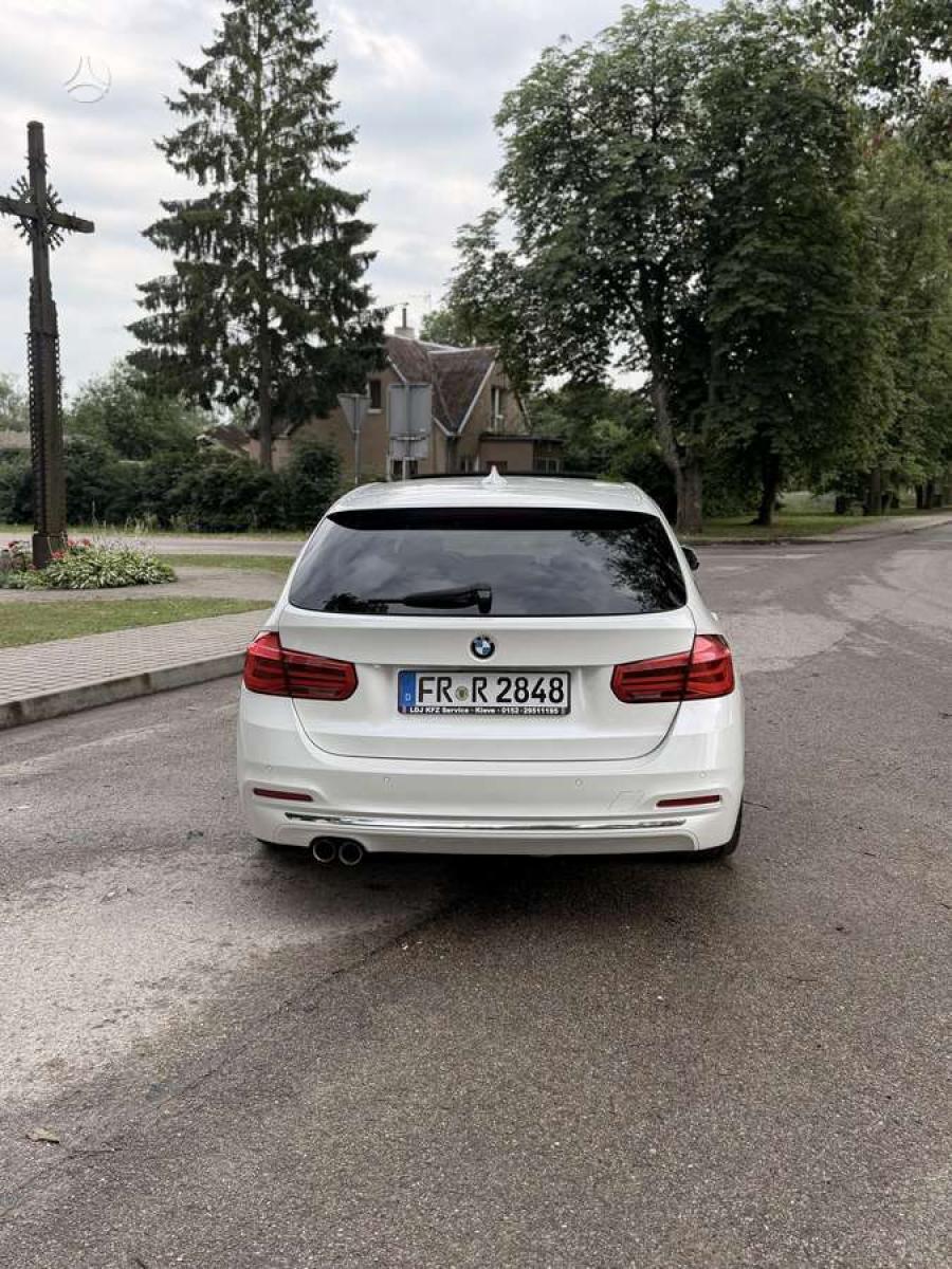 White BMW 320 2016 in Vilkaviskis, with an engine capacity of 2.00 L and mileage of 287 thousand km for 13800 €, photo 5 on AUTOMOTO.COM.LV