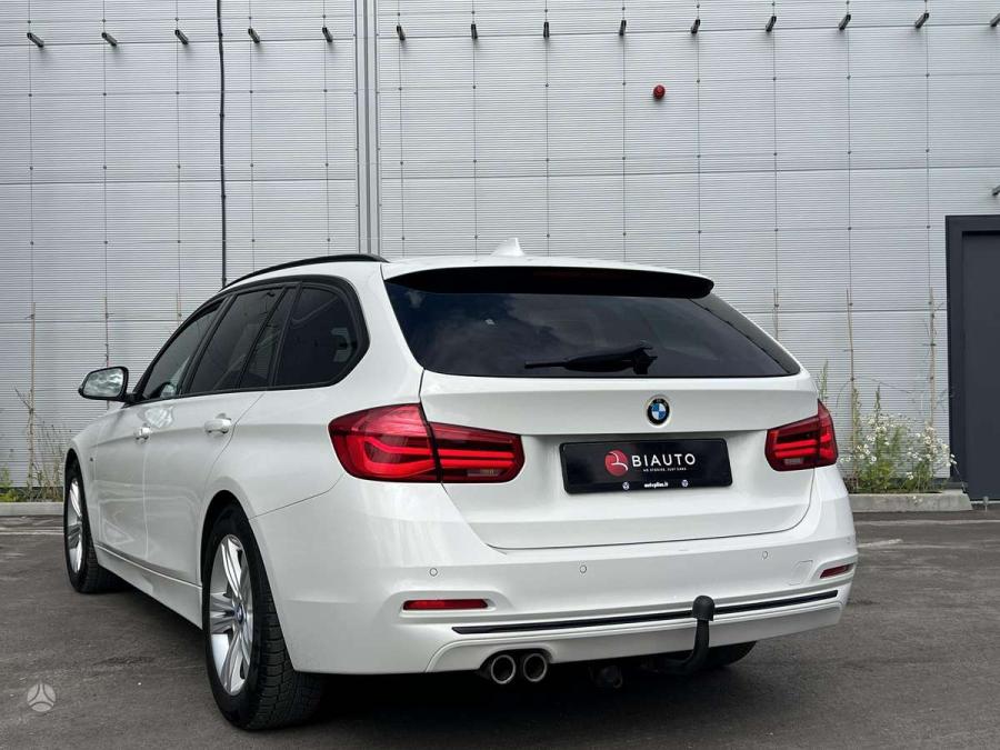 White BMW 320 2016 in Utena, with an engine capacity of 2.00 L and mileage of 281 thousand km for 9350 €, photo 16 on AUTOMOTO.COM.LV