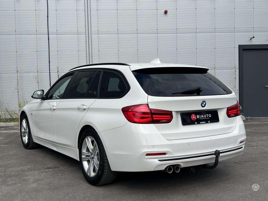 White BMW 320 2016 in Utena, with an engine capacity of 2.00 L and mileage of 281 thousand km for 9350 €, photo 18 on AUTOMOTO.COM.LV