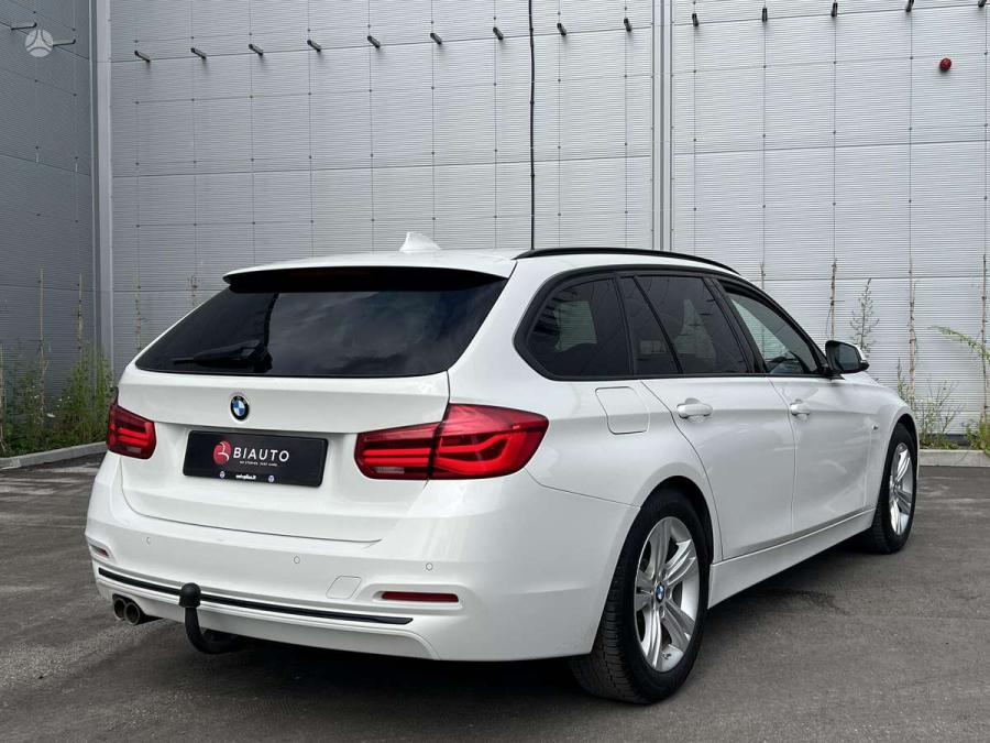 White BMW 320 2016 in Utena, with an engine capacity of 2.00 L and mileage of 281 thousand km for 9350 €, photo 19 on AUTOMOTO.COM.LV
